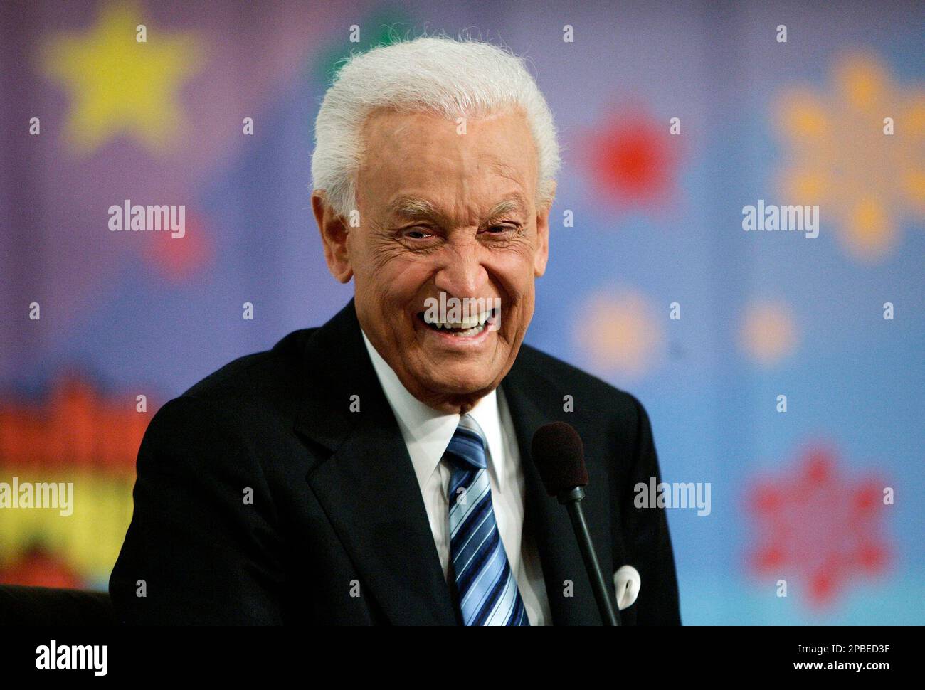 Legendary game show host Bob Barker, 83, smiles as he takes questions ... Legendary game show host Bob Barker, 83, smiles as he takes questions ...
