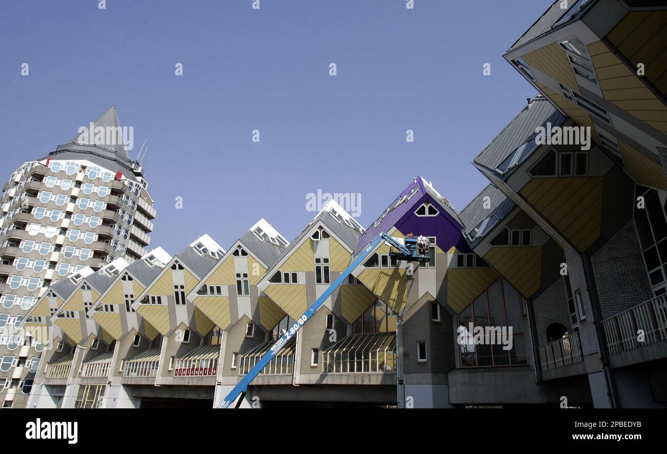 The Cube homes designed by Amsterdam architect Piet Blom in 1978 in ...