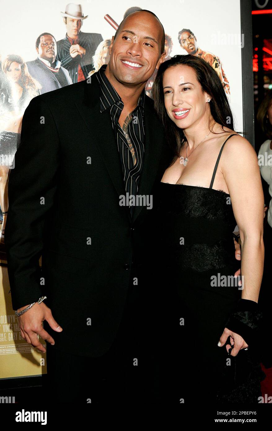 FILE *** Actor Dwayne 'The Rock' Johnson and wife Dany Johnson arrive ...