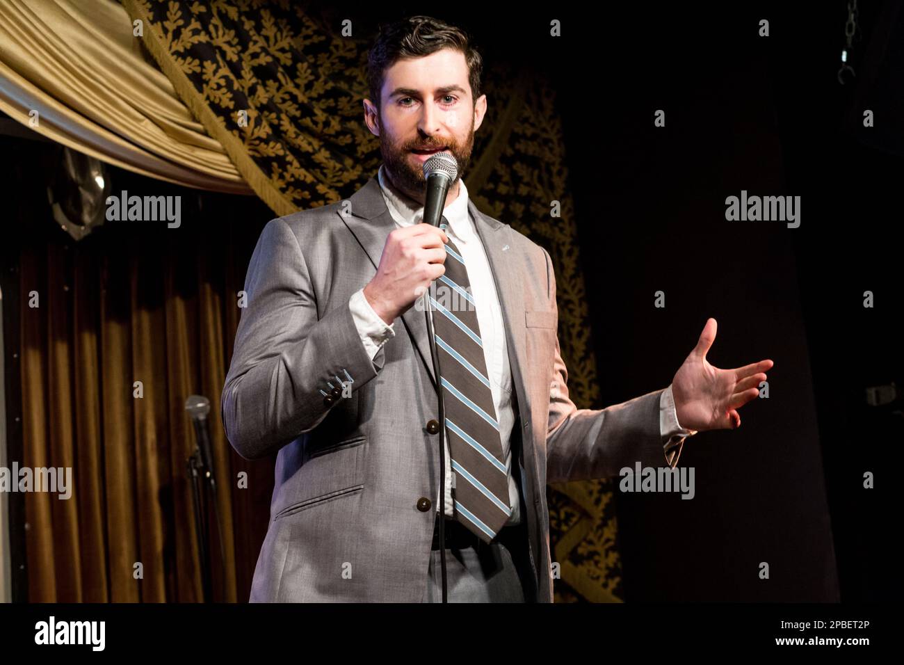 Scott Rogowsky Running LaLa Late Stock Photo - Alamy