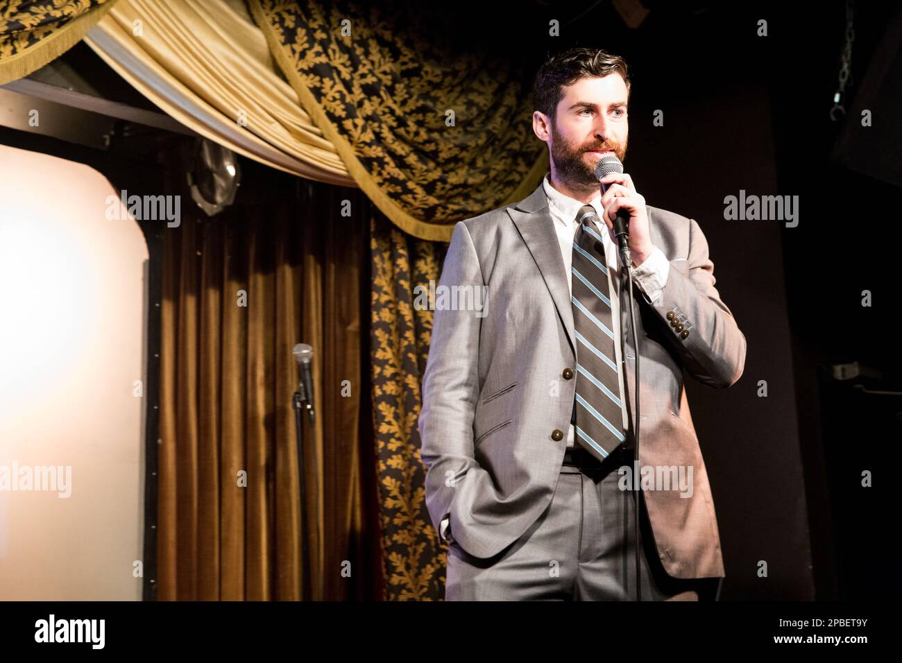 Scott Rogowsky Running LaLa Late Stock Photo - Alamy
