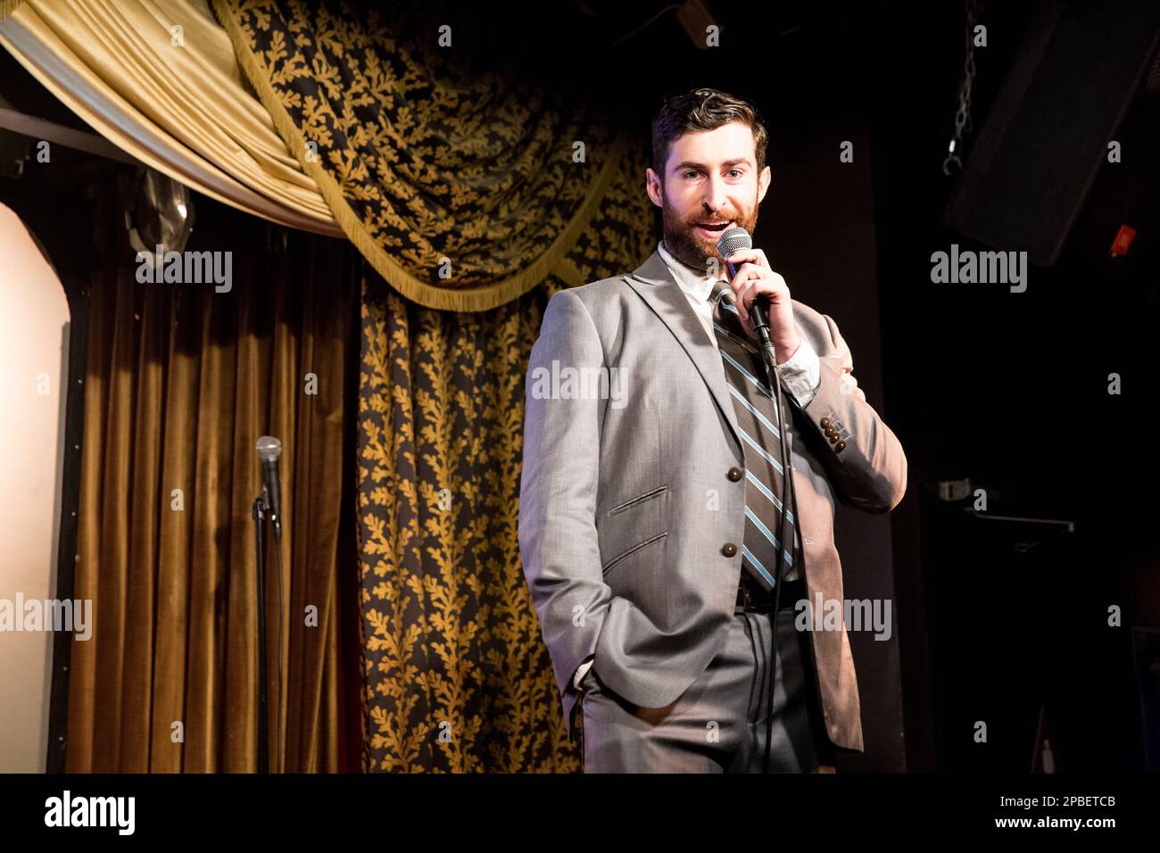 Scott Rogowsky Running LaLa Late Stock Photo - Alamy