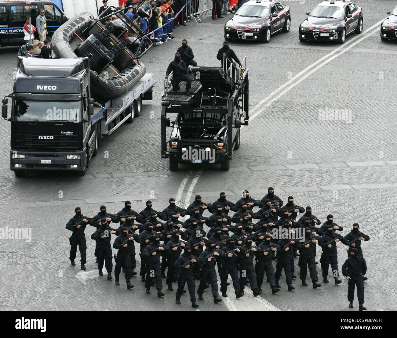 Carabinieri Paramilitary Special Forces parade during the Republic Day ...