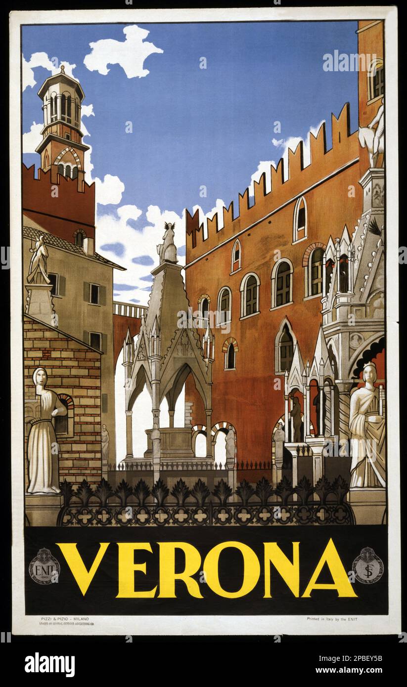 1925 ca , VERONA , ITALY : The advertising poster for the VERONA by ...