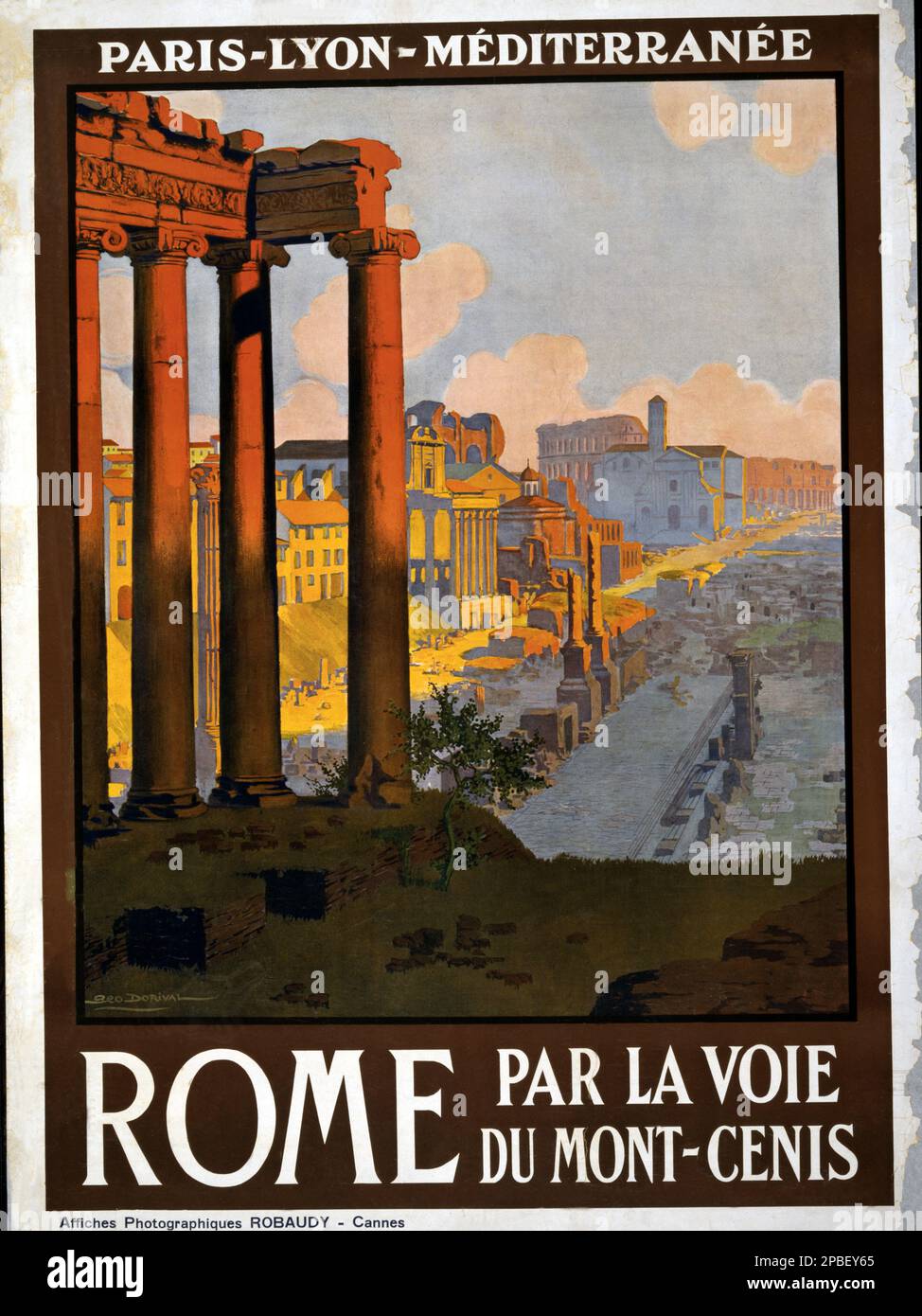 1920 ca , ROMA , ITALY : The french advertising poster for the ROME by ...