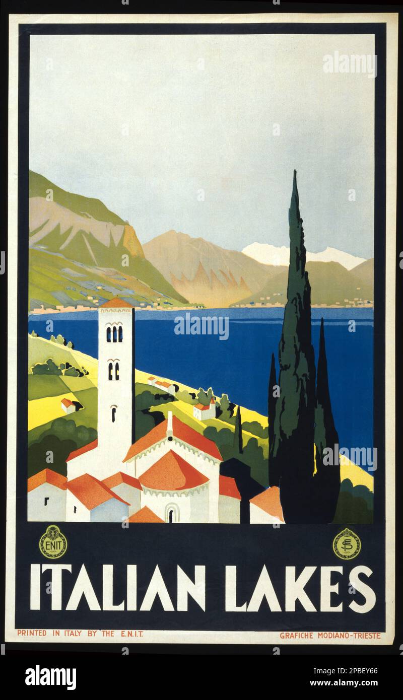 1930 ca , ROMA , Italy : The english advertising poster for the ITALIAN ...