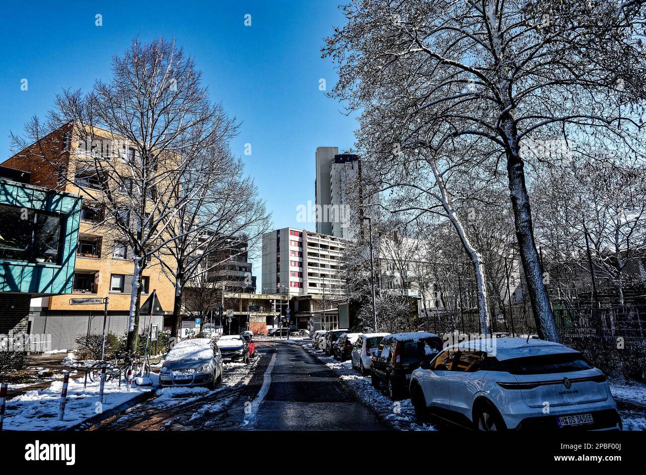 Winter am Ihme Zentrum .Hannover Stock Photo - Alamy