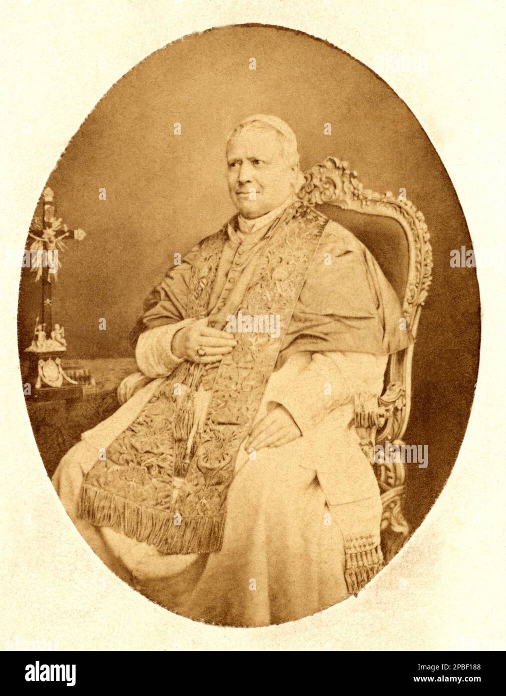 1870 ca : The Pope PIO IX ( Giovanni Maria Mastai Ferretti , Senigallia ...