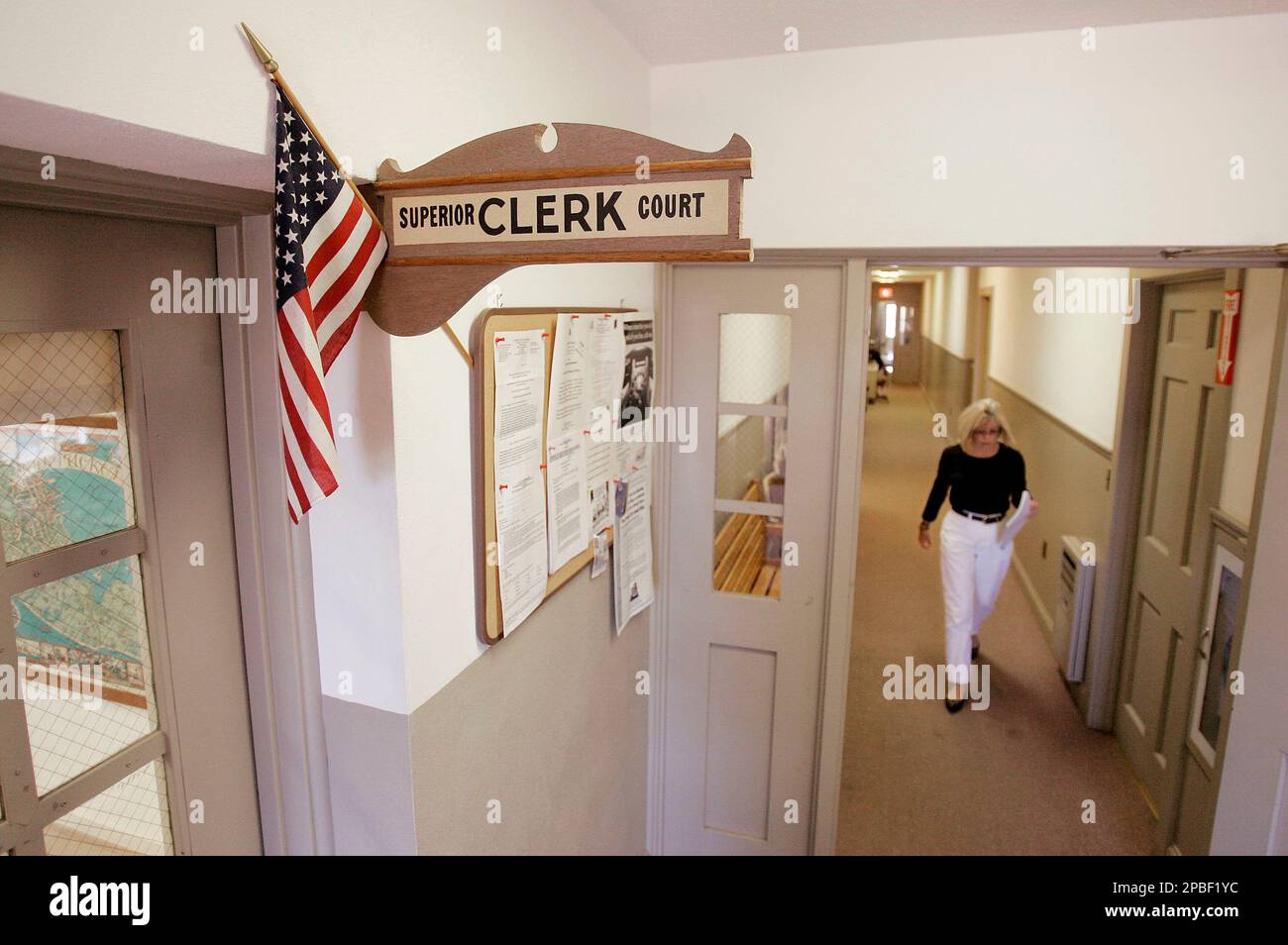 ** ADVANCE FOR WEEKEND EDITIONS JUNE 3-4 ** A U.S. flag hangs over the ...