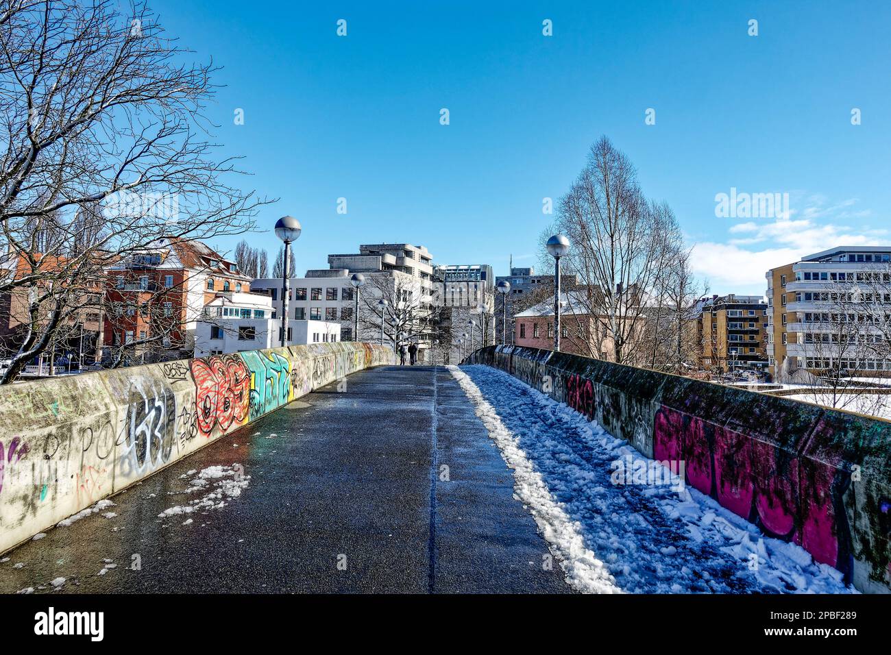 Winter am Ihme Zentrum .Hannover Stock Photo - Alamy