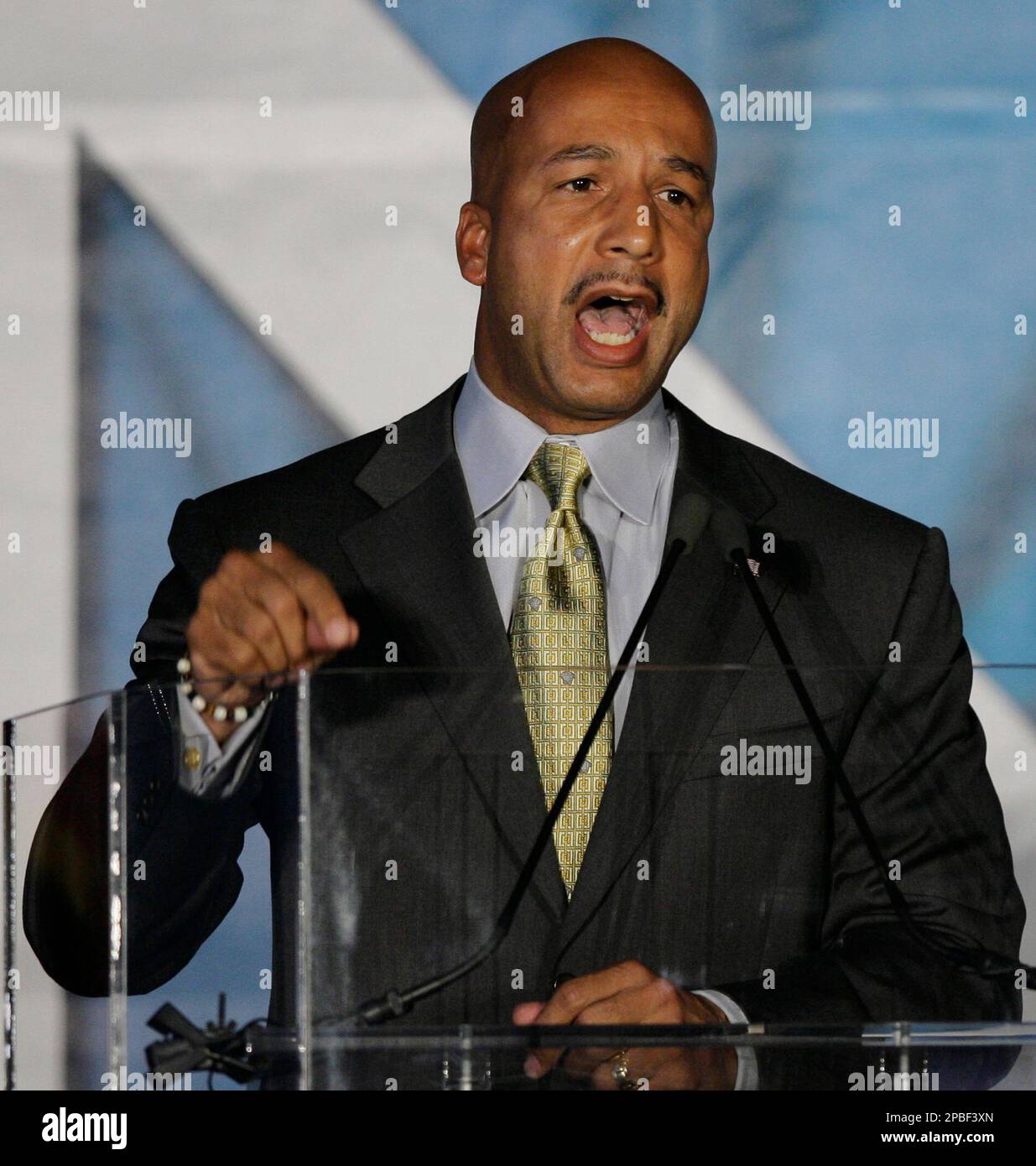 New Orleans Mayor Ray Nagin gives his state of the city address at the ...