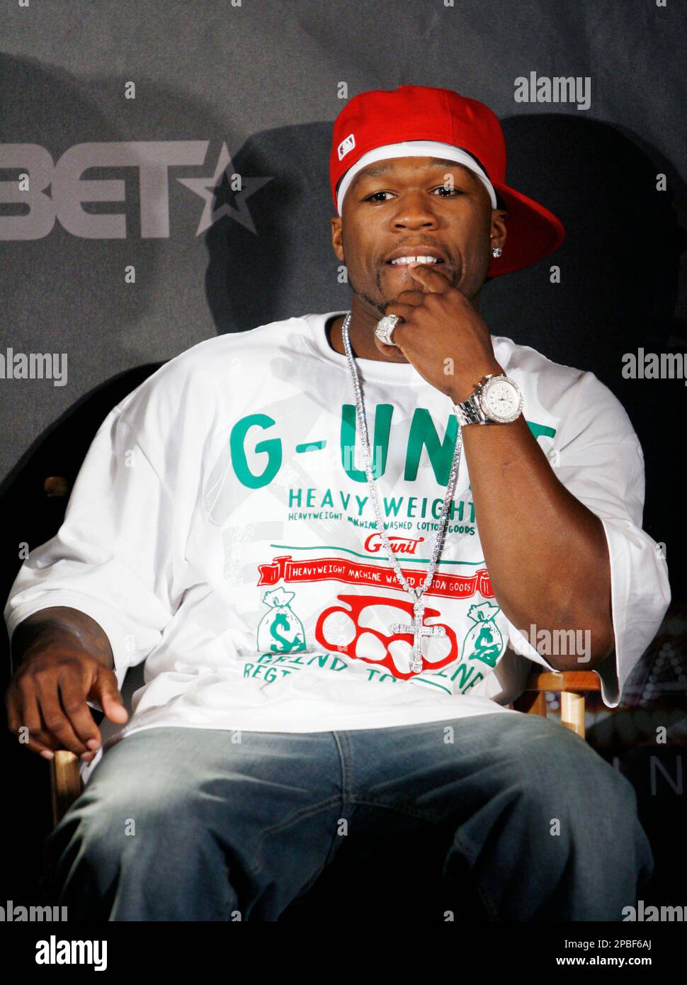 ** ARCHIV ** US Rapper 50 Cent in Los Angeles am 16. Mai 2007. Das ...