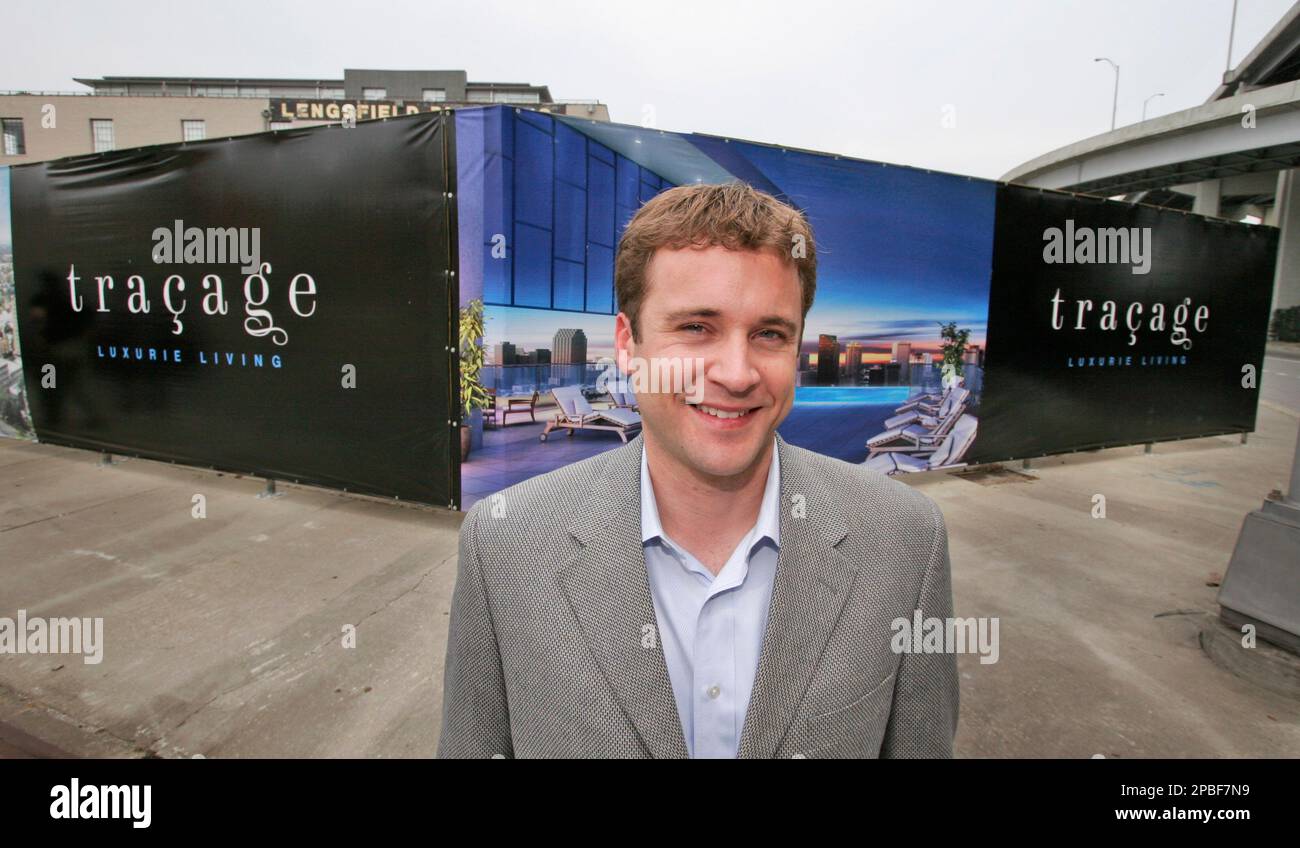 Developer Jason Voyles, from Jackson, Miss., poses for a photograph in ...