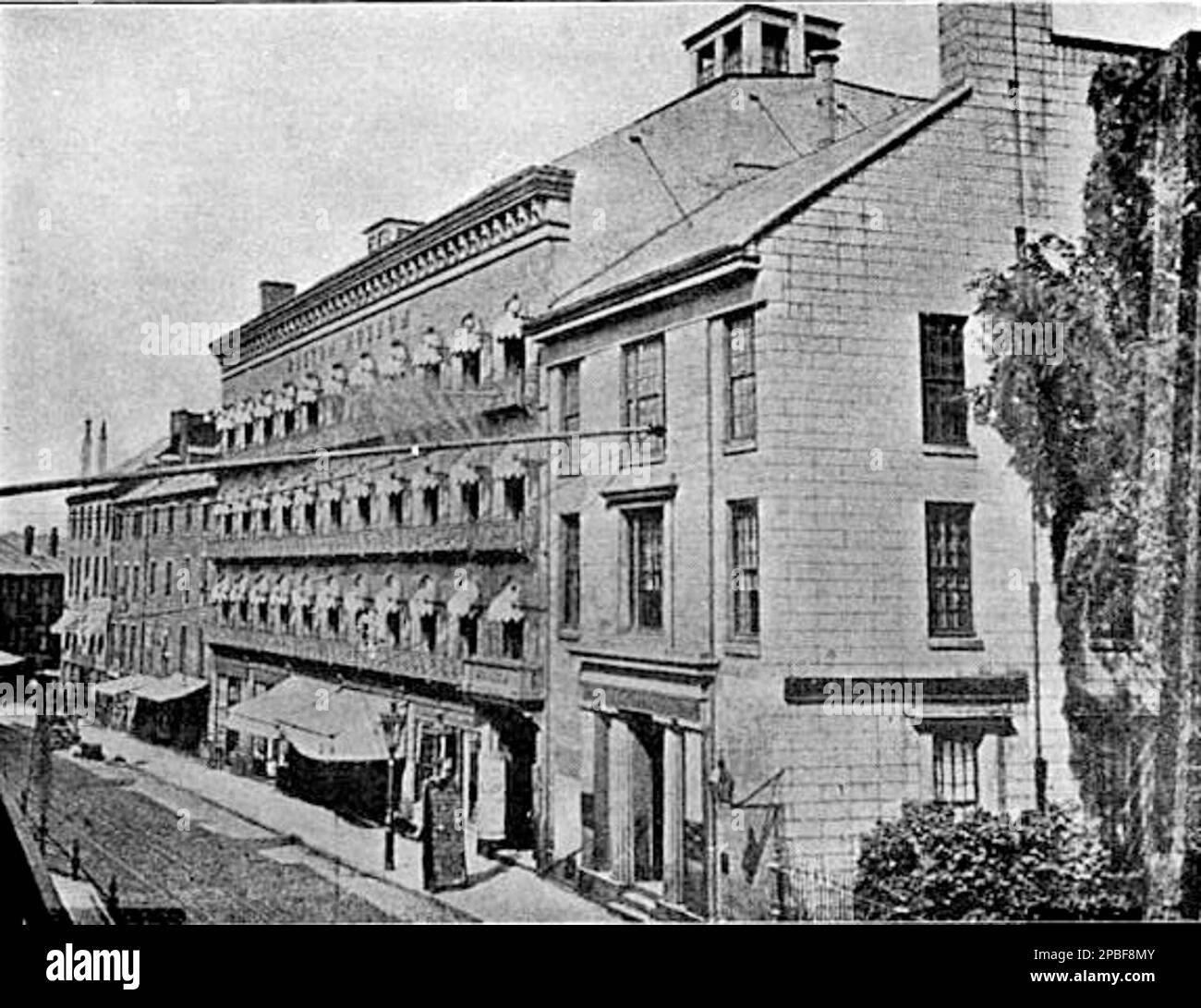 Provident Savings building (at right, next to the Boston Museum ...