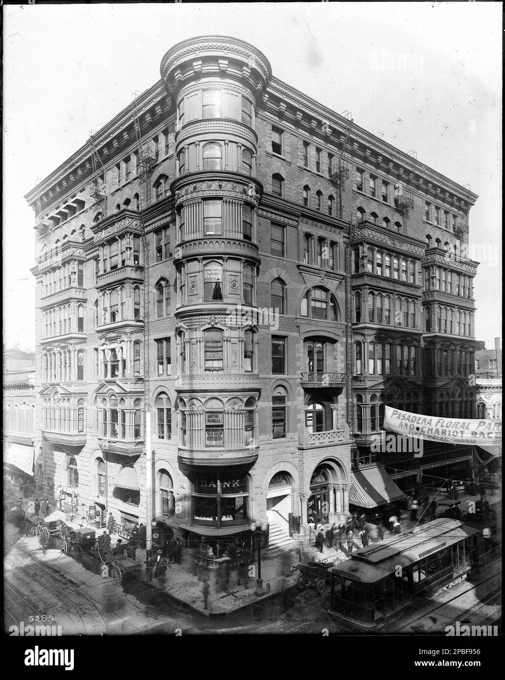 Bryson or Bryson-Bonebrake Block or Building erected 1886-8, photo 1905 ...