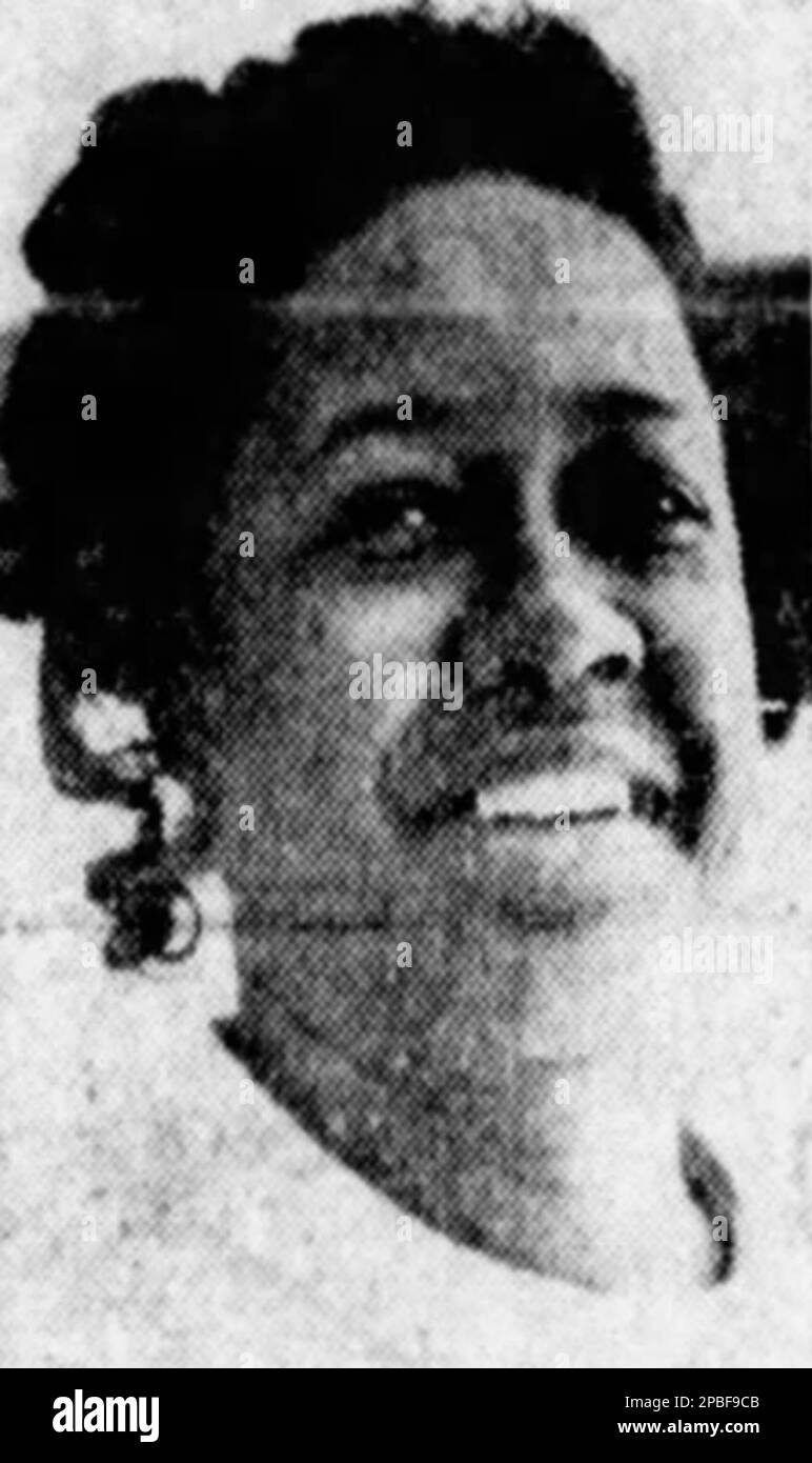 Geraldine Washington Travis Stock Photo - Alamy