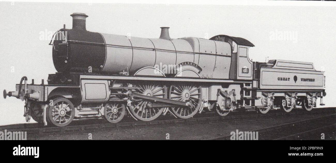 GWR Saint class No. 181 Ivanhoe running as 4-4-2 for comparison Stock ...