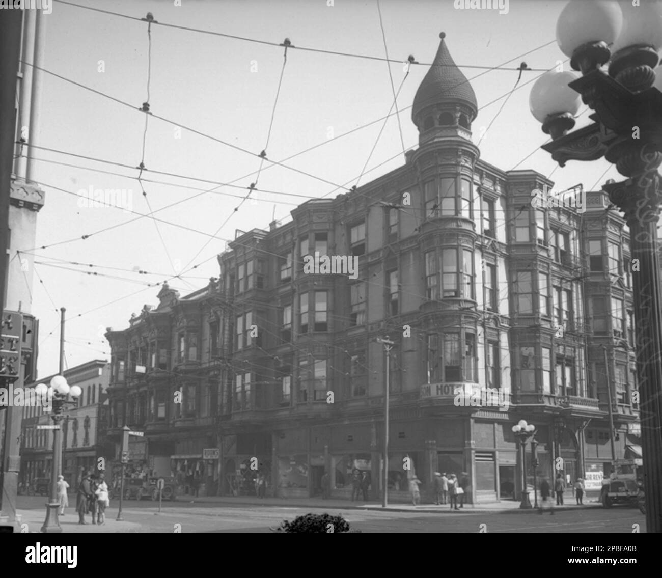 Wilson Block in 1920 Stock Photo - Alamy