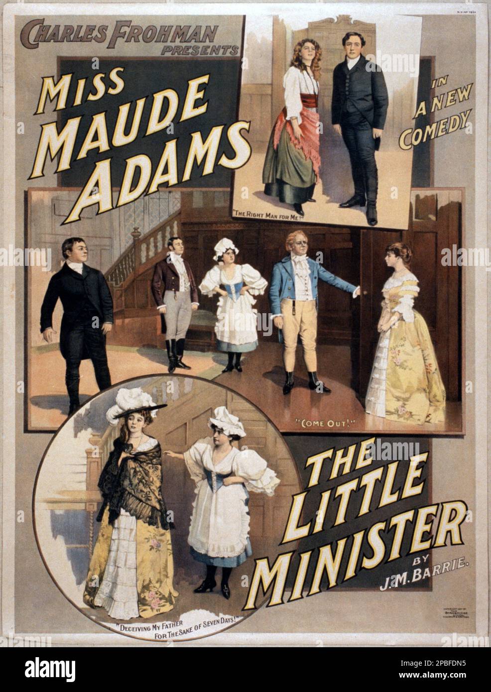 1897 , New York , USA : The american theatre stage actress MAUDE ADAMS ...