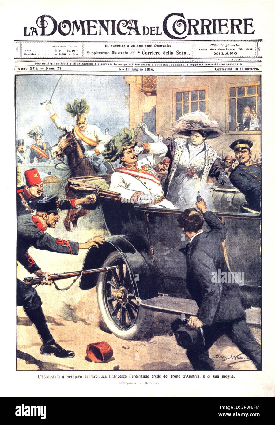 Assassination of archduke ferdinand hi-res stock photography and images ...