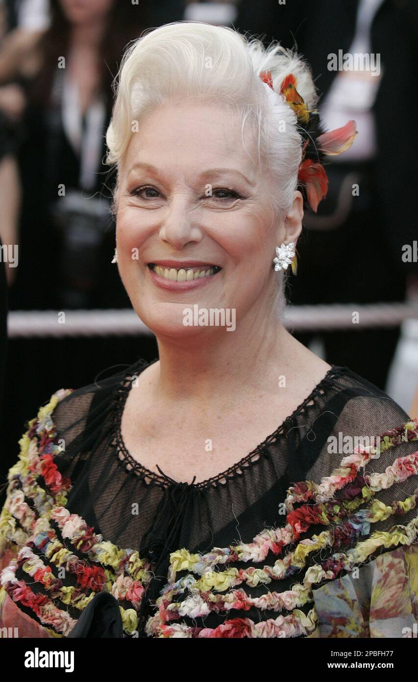 French actress Bernadette Lafont arrives for the screening of the film ...