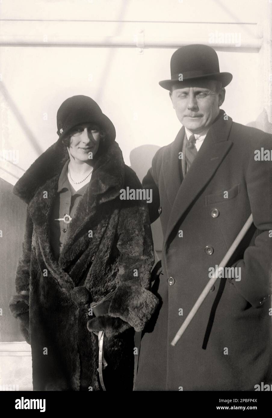 1926 , february , New York : The Lord Robert Godfrey Wolseley Bewicke ...