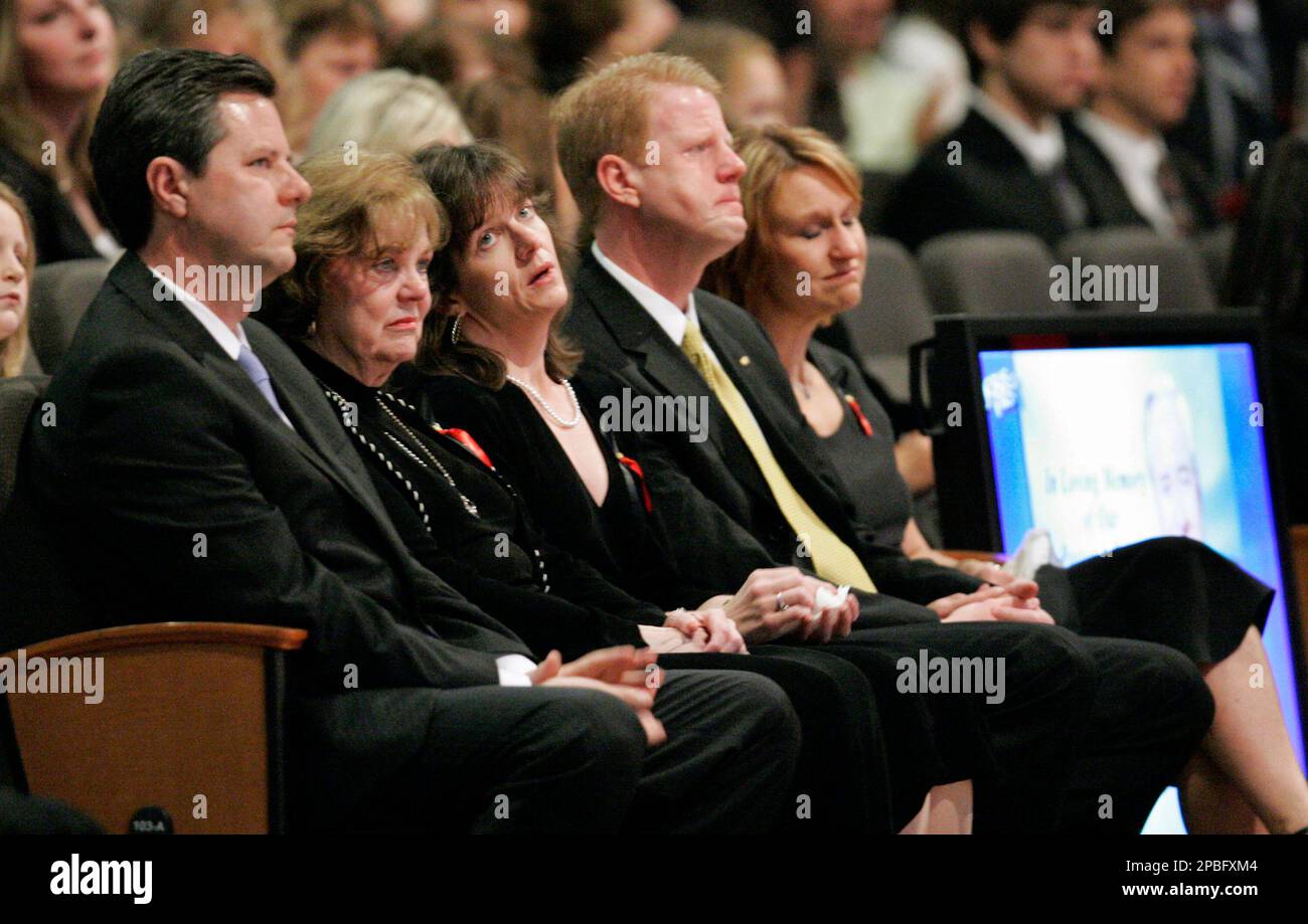 The family of Rev. Jerry Falwell, Jerry Falwell Jr. left, Macel Falwell ...