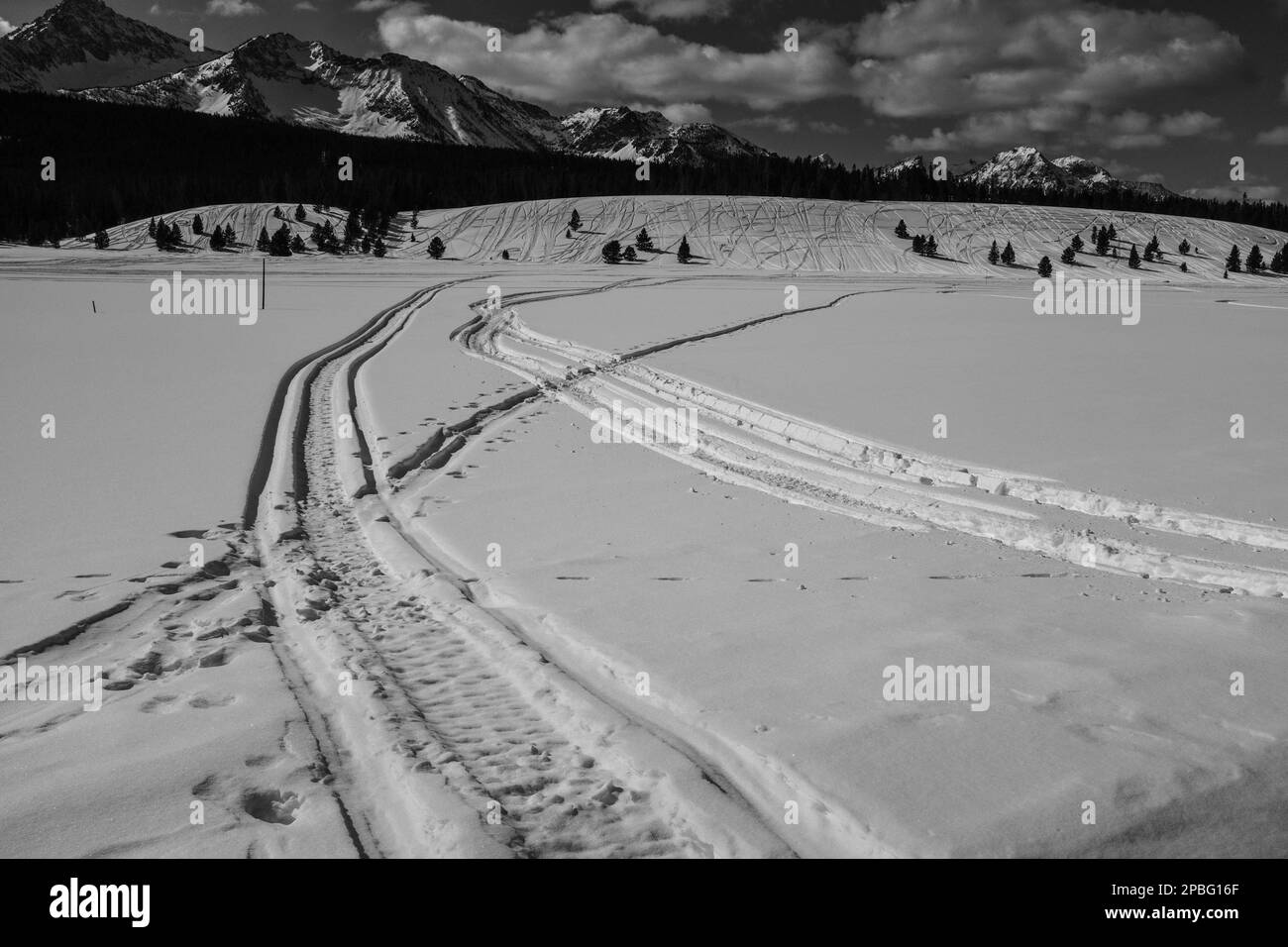 Idaho winter scene hi-res stock photography and images - Alamy