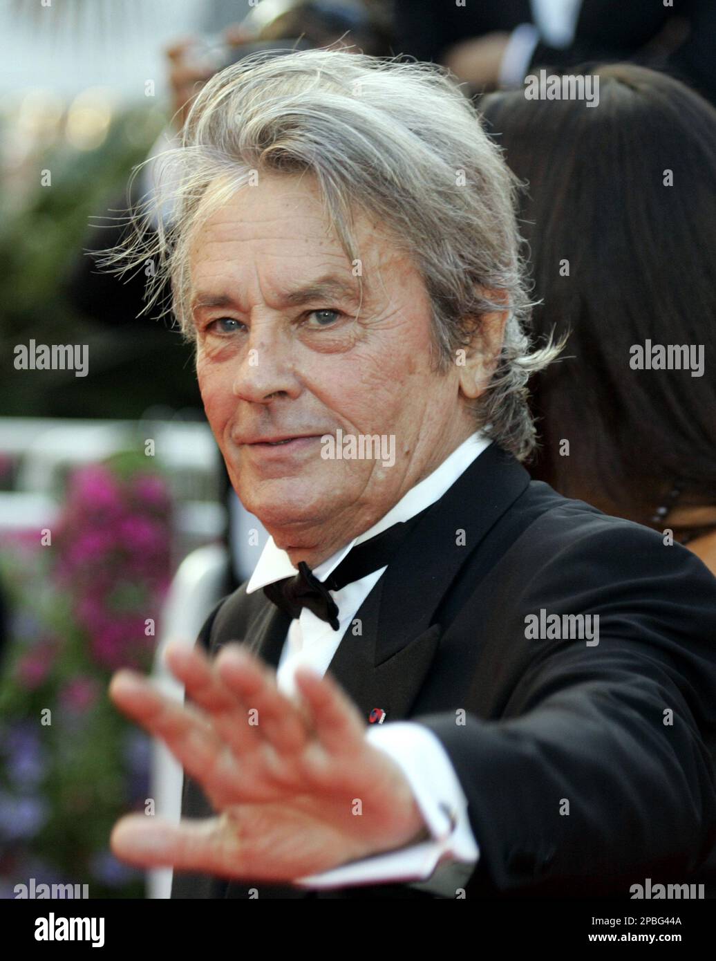 French Actor Alain Delon arrives for the screening of "Chacun Son ...