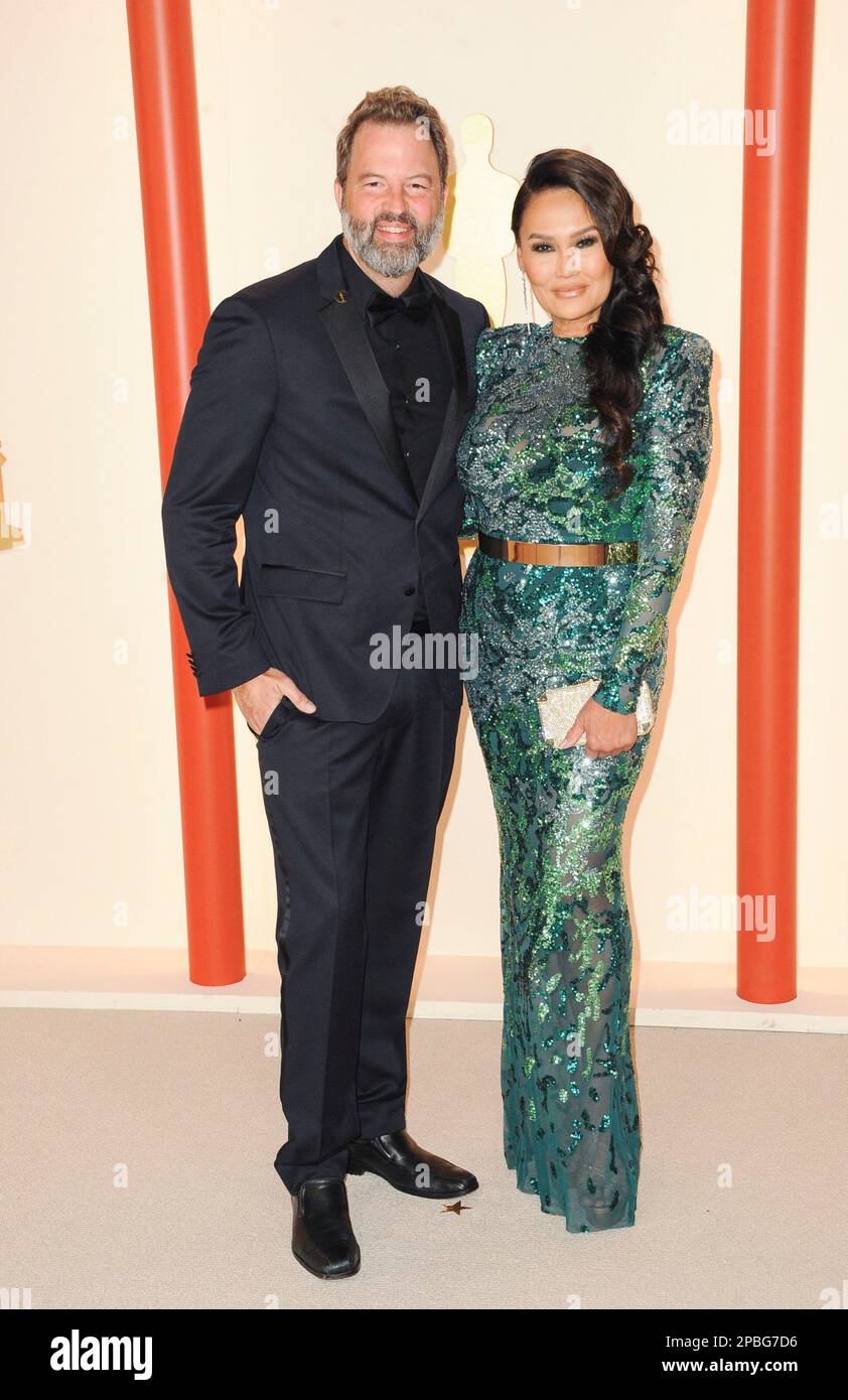 Los Angeles, CA. 12th Mar, 2023. Tia Carrere, Paul Debevec at arrivals ...