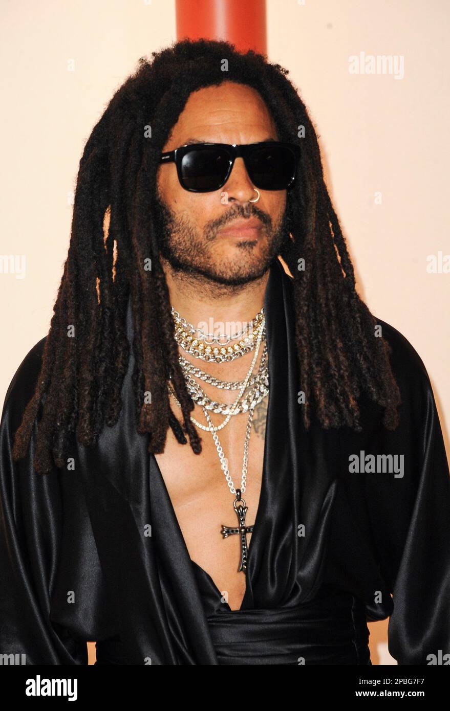 Los Angeles, CA. 12th Mar, 2023. Lenny Kravitz at arrivals for 95th ...