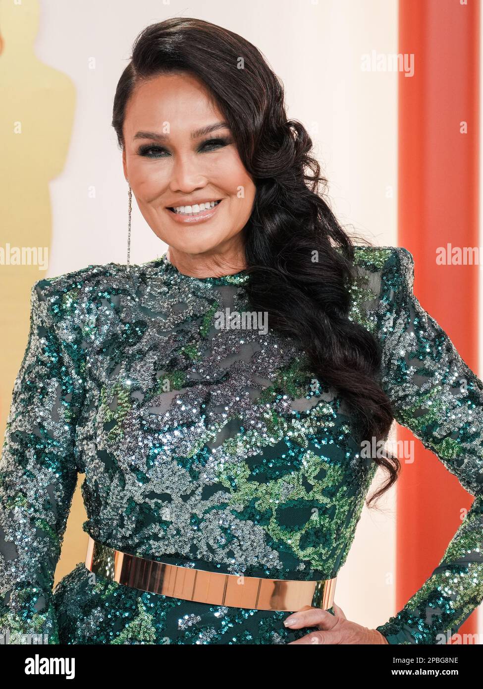 Los Angeles, California, USA. 12th Mar, 2023. Tia Carrere walking on ...