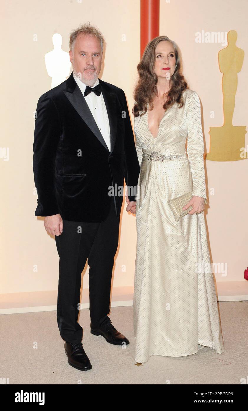 Los Angeles, CA. 12th Mar, 2023. Mark Gustafson, Jennifer Smieja at ...