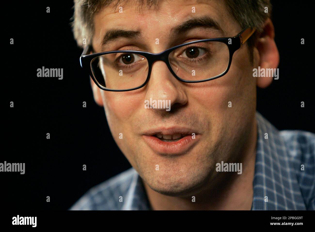 Comedian and actor Mo Rocca responds during an interview in New York ...