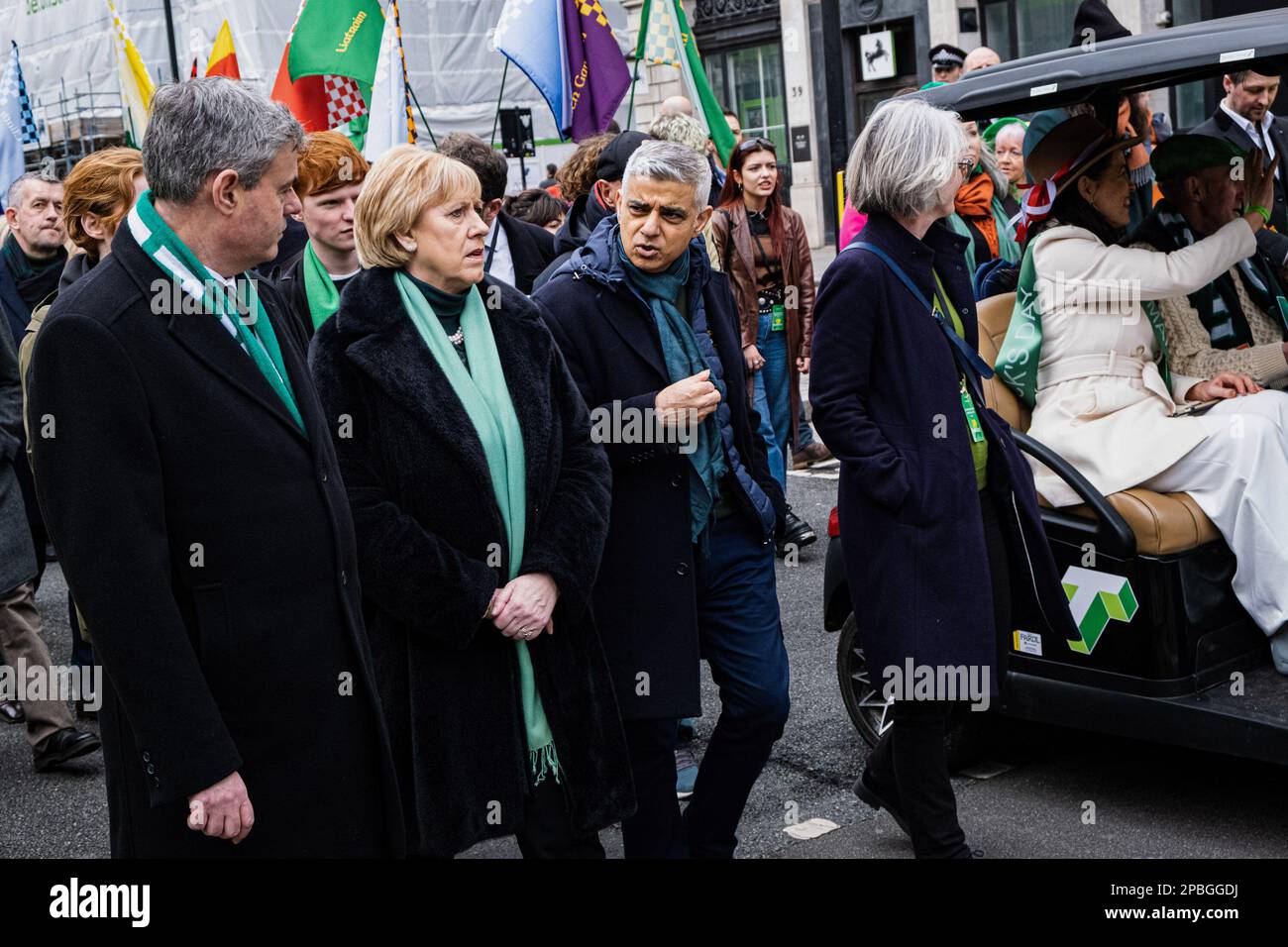 London, UK. 12th Mar, 2023. Sadiq Khan, Mayor of London, Heather ...