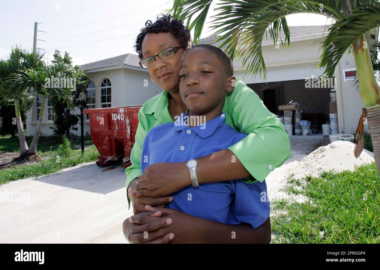 Terri Cunningham Rose and her son William, 12, are shown in front of ...
