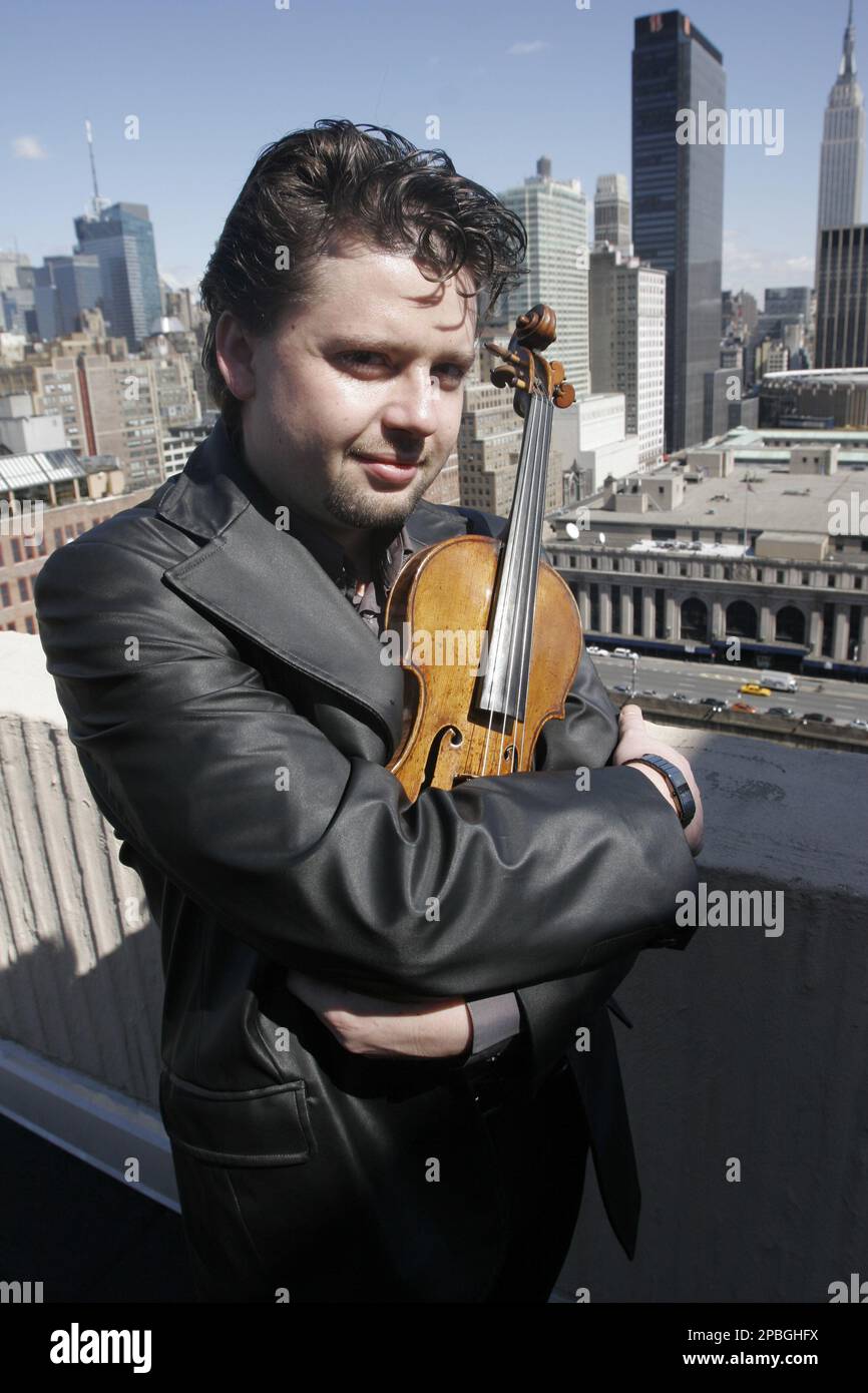 Violinist Julian Rachlin is photographed in New York , in this photo ...