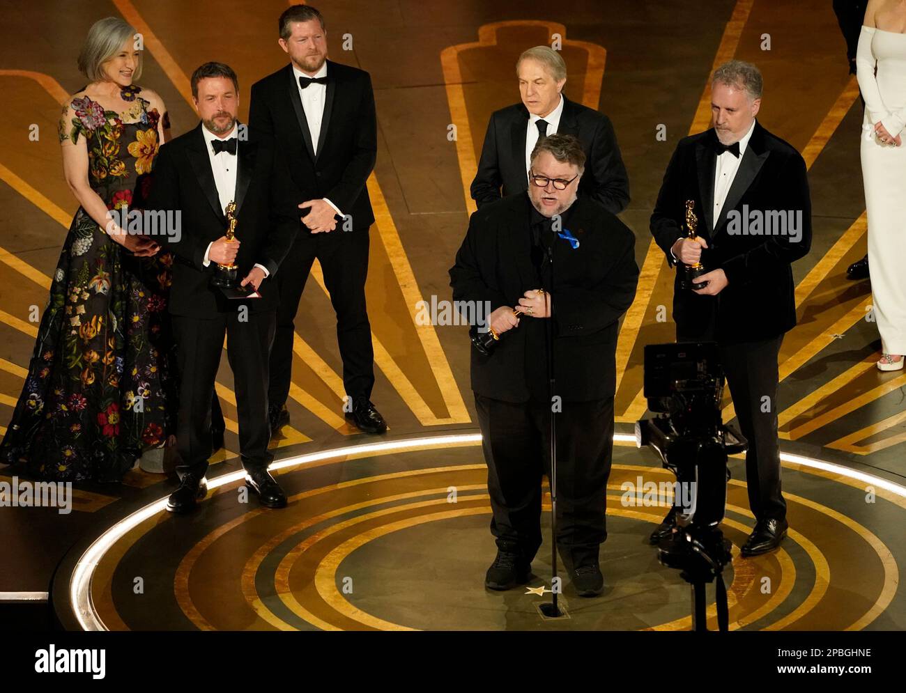 Lisa Henson, from left, Alexander Bulkley, Corey Campodonico, Guillermo ...