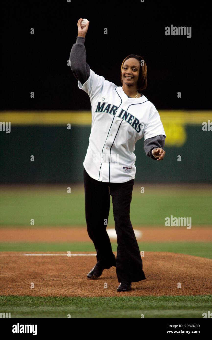 Tia Jackson, the new women's basketball coach for the University of ...