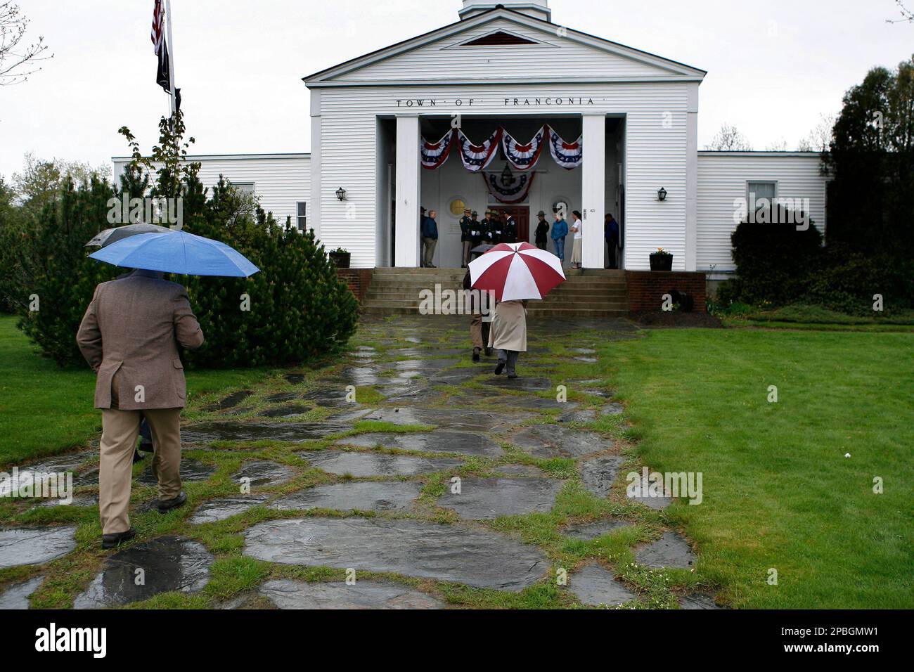 Mourners arrive to pay respects for fallen police Cpl. Bruce McKay in ...