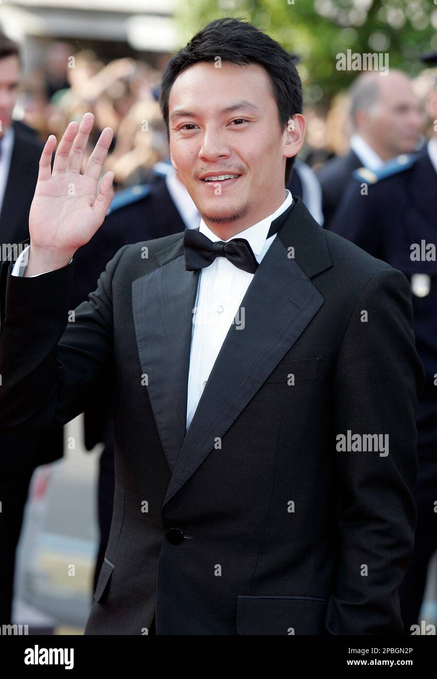 Taiwan actor Chen Chang arrives for the screening of the film "My ...