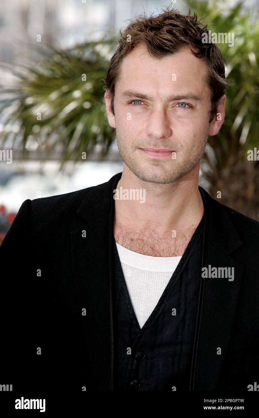 British actor Jude Law poses during a photo call for the film "My ...