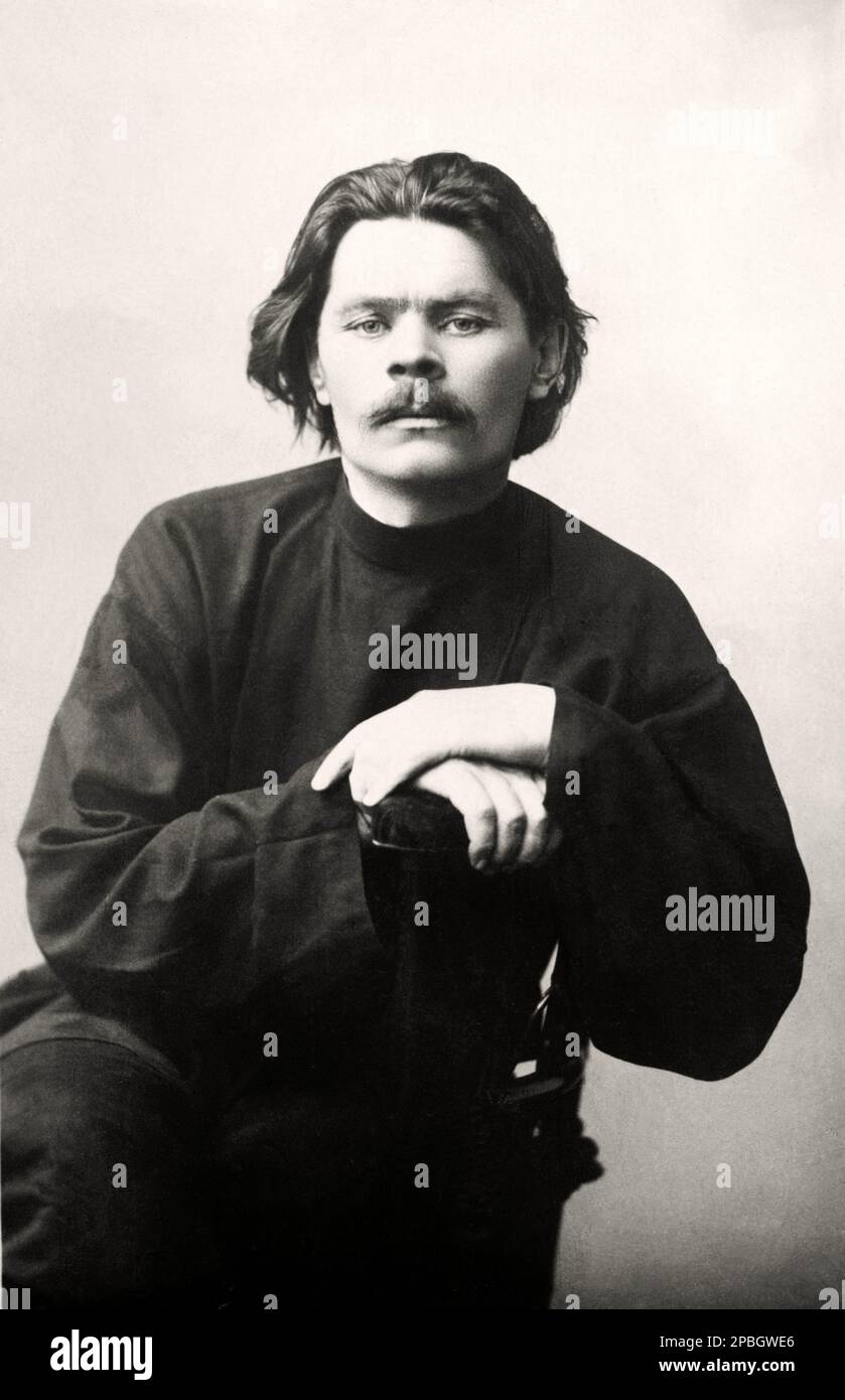 The russian poet and writer MAKSIM GORKIJ ( 1868 - 1936 ) - LETTERATO ...