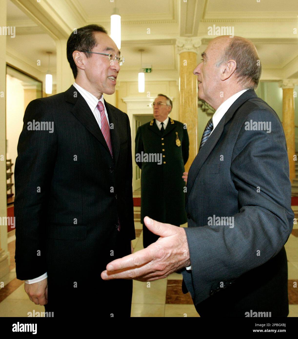 Swiss Federal Councillor Hans-Rudolf Merz, head of the Federal ...