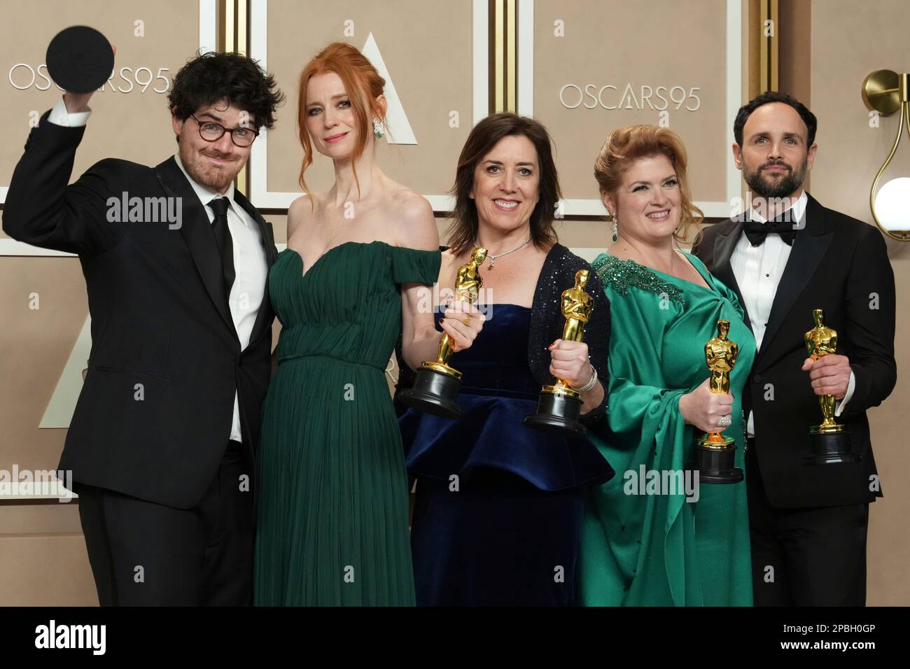 Daniel Roher, from left, Odessa Rae, Diane Becker, Melanie Miller and ...