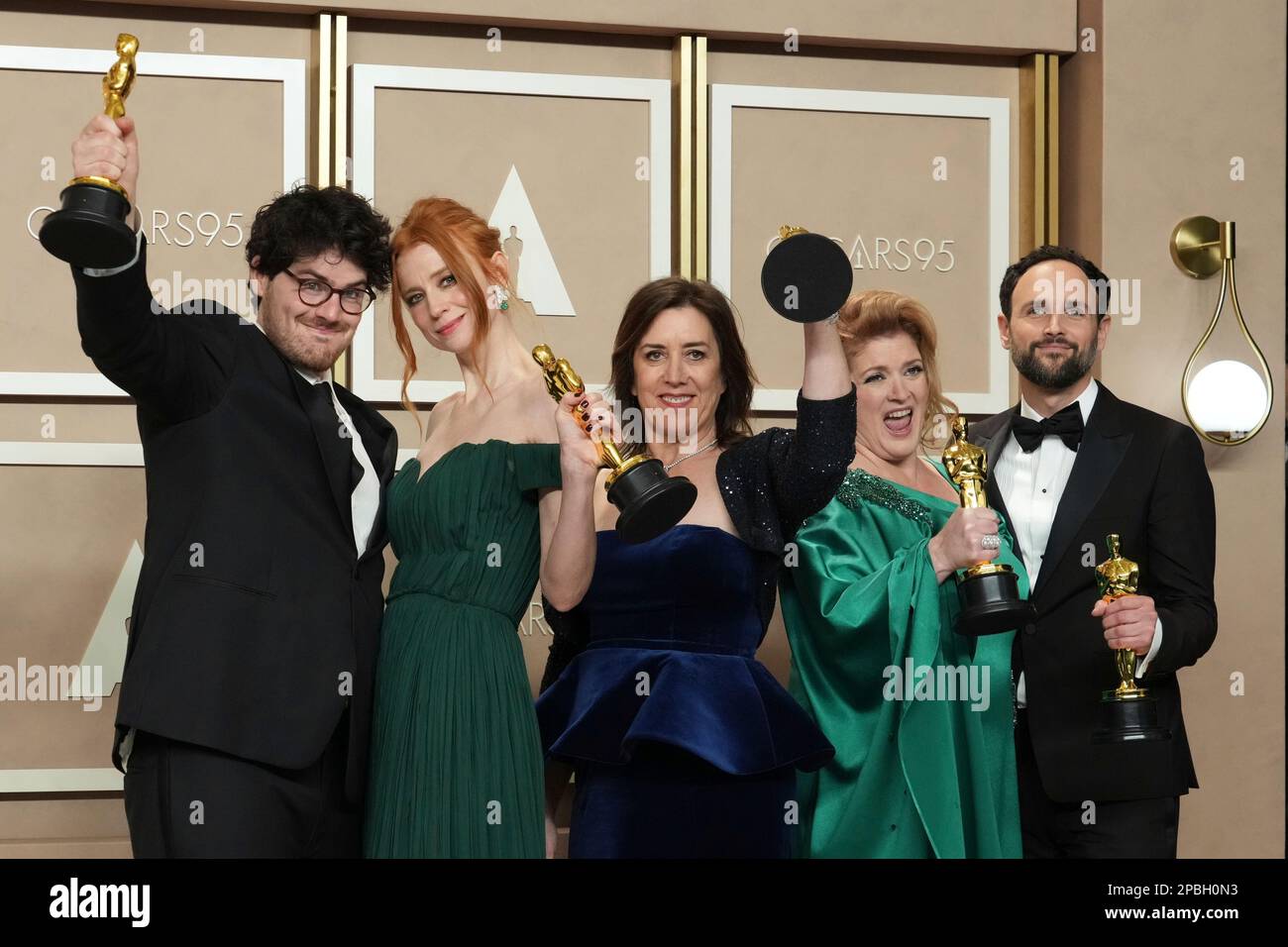Daniel Roher, from left, Odessa Rae, Diane Becker, Melanie Miller and ...
