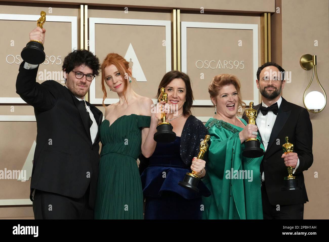 Daniel Roher, from left, Odessa Rae, Diane Becker, Melanie Miller and ...