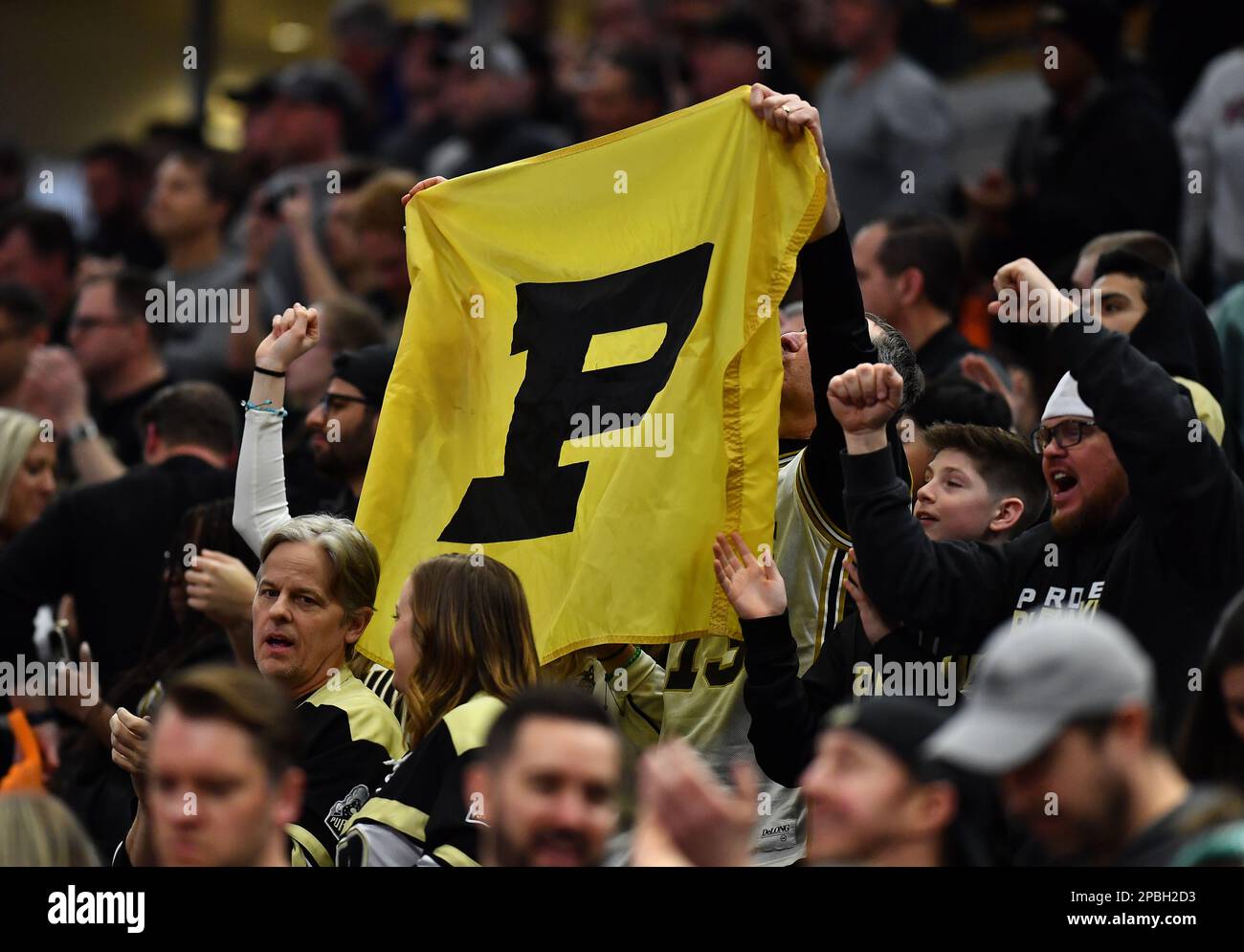 Chicago, Illinois, USA. 12th Mar, 2023. Purdue Boilermakers fans ...