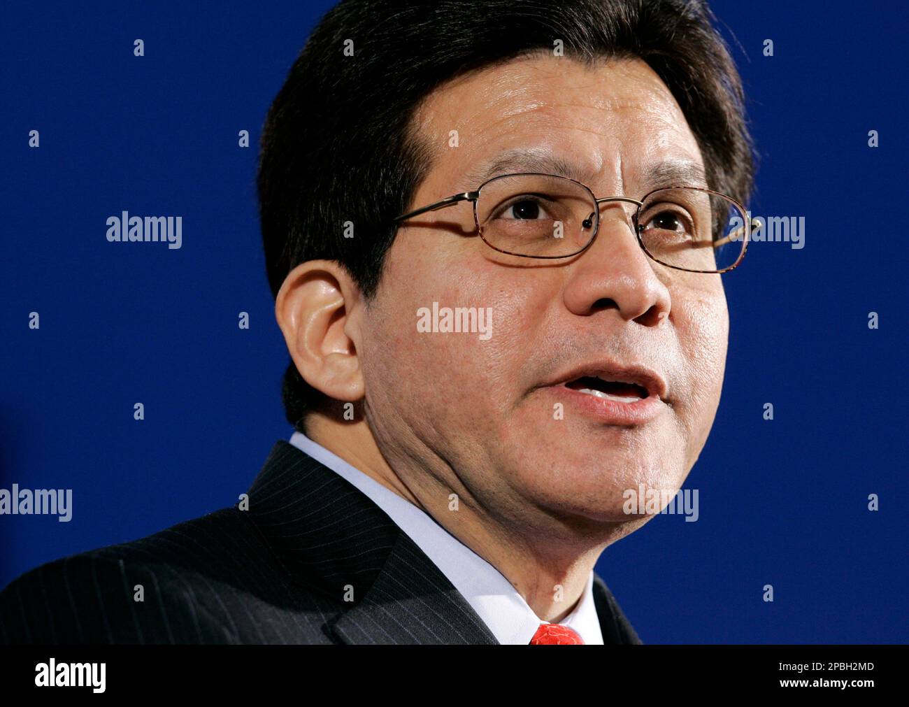 Attorney General Alberto Gonzales speaks during the 19th Annual ...