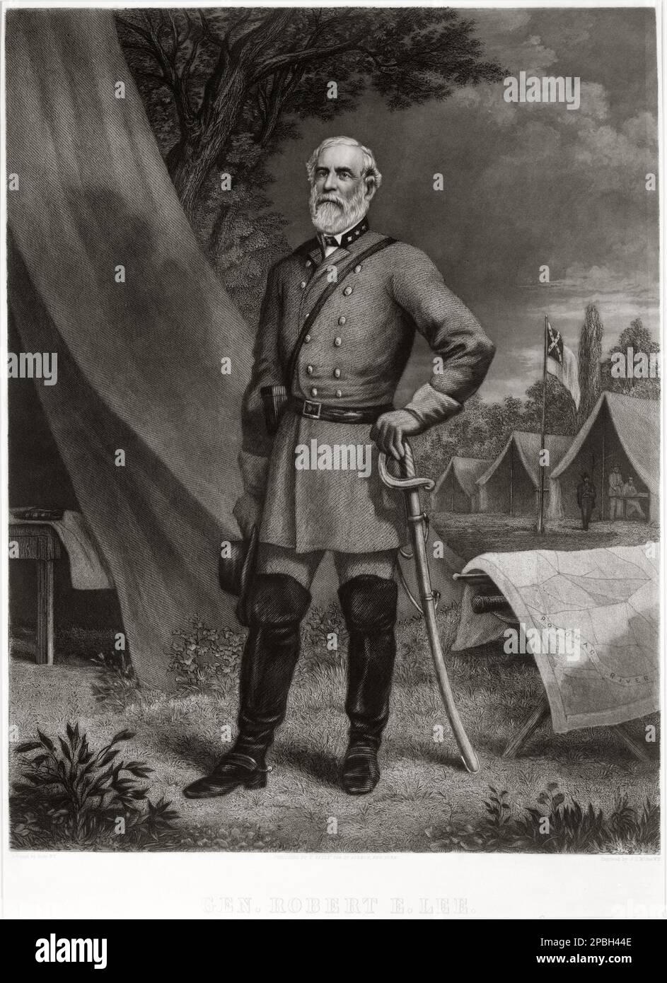 1867 , USA : The General ROBERT E. LEE ( 1807 - 1870 ) of Confederate ...